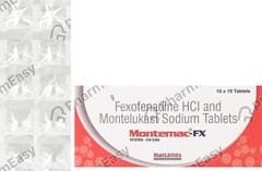 Montemac Fx Strip Of 10 Tablets: Uses, Side Effects, Price & Dosage ...