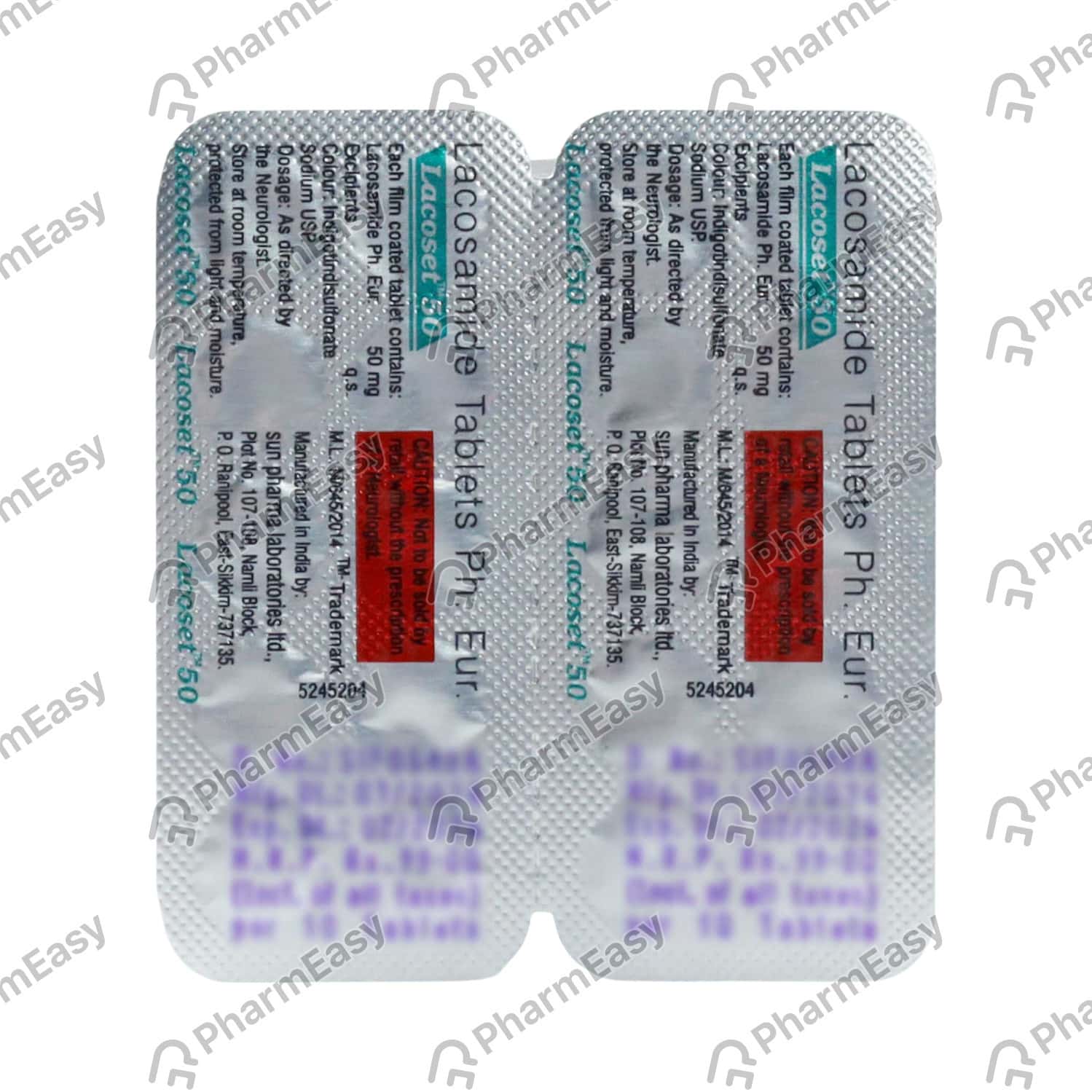 Lacoset 50 MG Tablet (10): Uses, Side Effects, Price & Dosage | PharmEasy