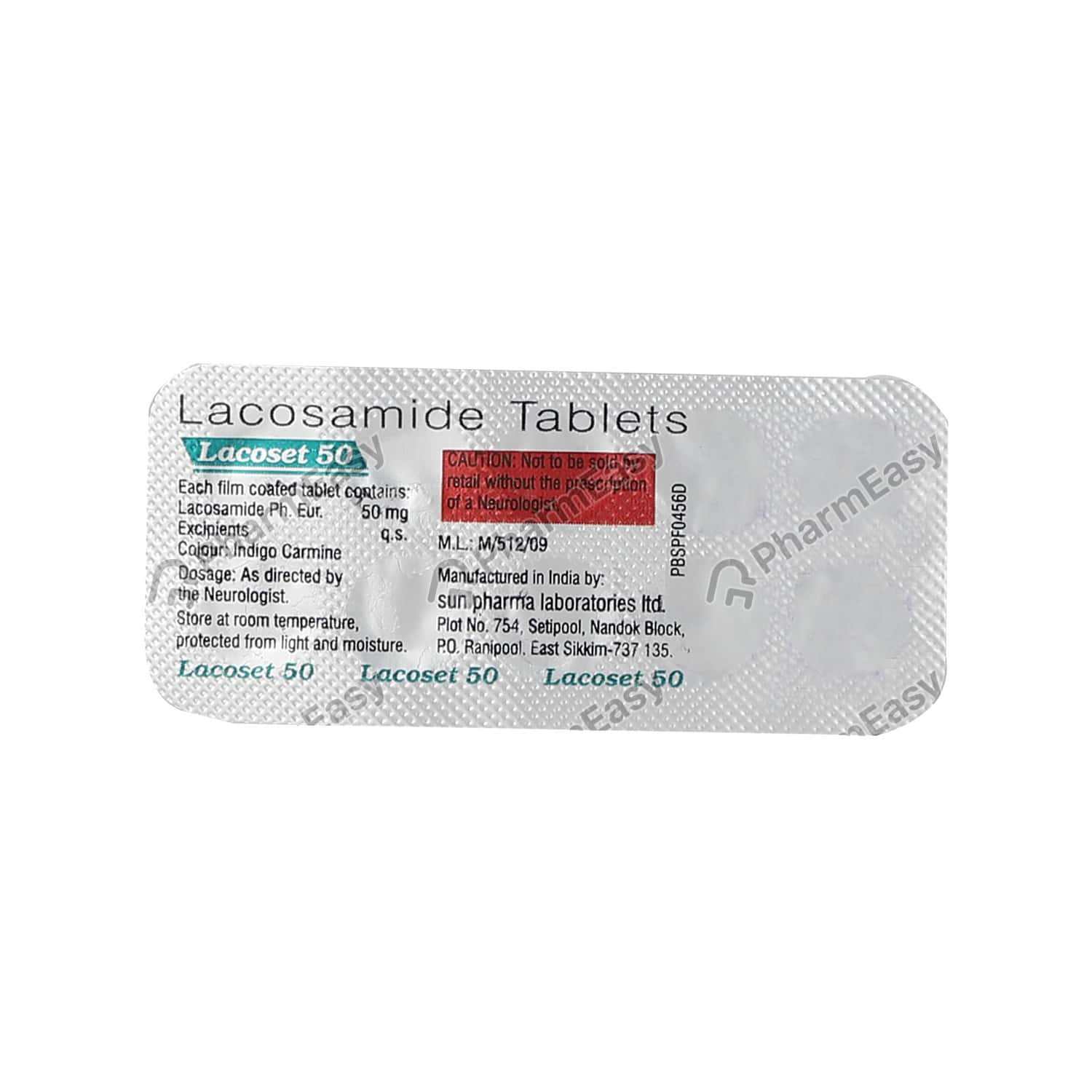 Buy Lacoset 50 MG Tablet (10) Online at Flat 18% OFF* | PharmEasy