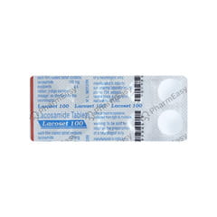 Lacoset 100 MG Tablet (10) - Uses, Side Effects, Dosage, Composition ...