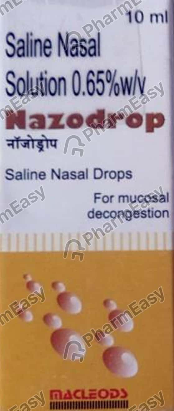 Buy Nazodrop 0.65 %W/V Nasal Drop (10) Online at Flat 15% OFF | PharmEasy