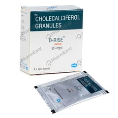 D Rise 60000 IU Granule (1) - Uses, Side Effects, Dosage, Composition ...