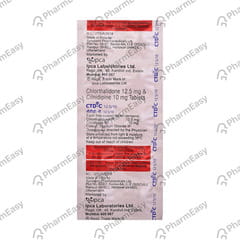 Ctd 12.5 MG Tablet (10): Uses, Side Effects, Price & Dosage | PharmEasy