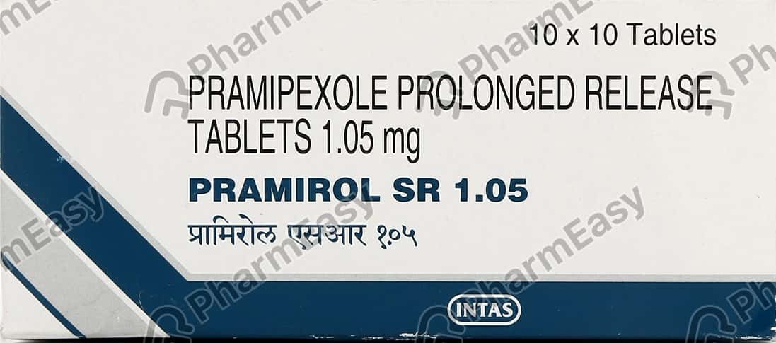 Pramirol Sr 1.05 MG Tablet (10): Uses, Side Effects, Price & Dosage ...