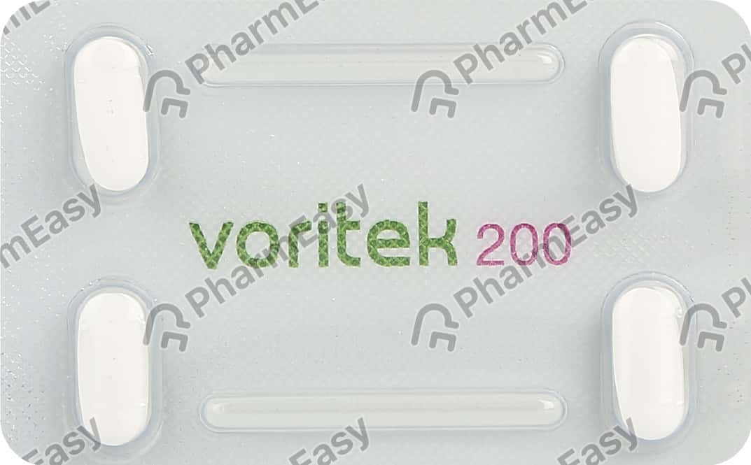 Voritek 200 MG Tablet (4): Uses, Side Effects, Price & Dosage | PharmEasy