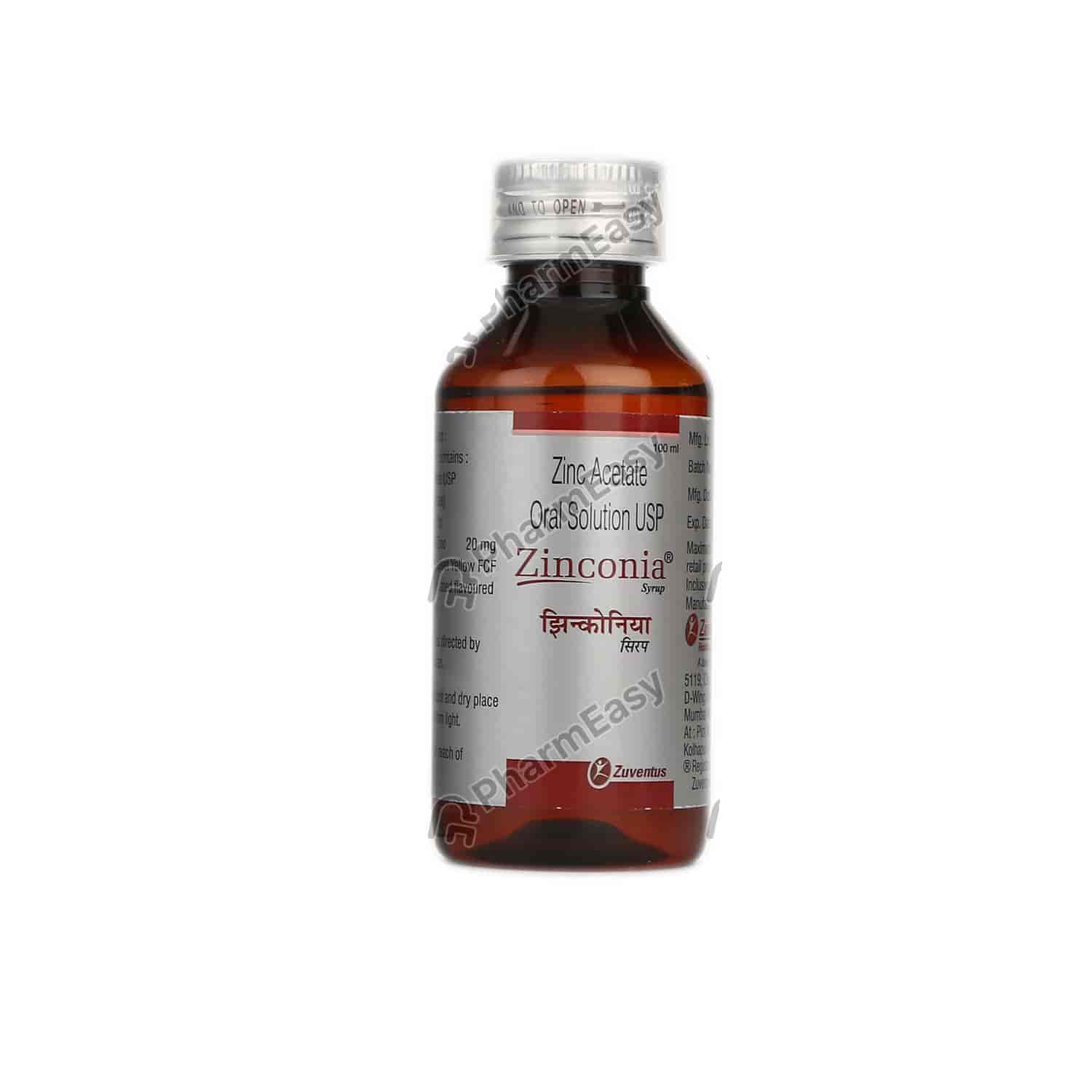 Buy Zinconia Syp 100ml Online at Flat 18% OFF* | PharmEasy