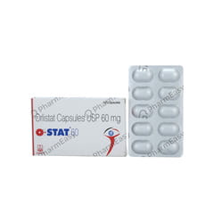 Buy O Stat 60 MG Capsule (10) Online at Flat 18% OFF* | PharmEasy