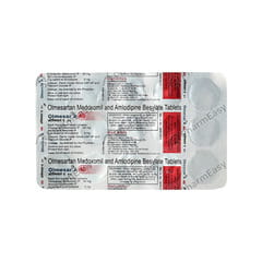 Olmesar A 40mg Strip Of 10 Tablets: Uses, Side Effects, Price & Dosage ...