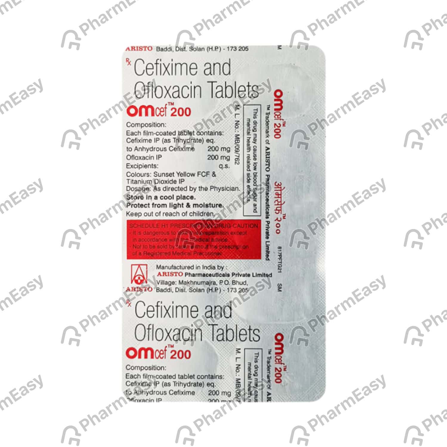 Omcef 200mg Strip Of 10 Tablets: Uses, Side Effects, Price & Dosage ...