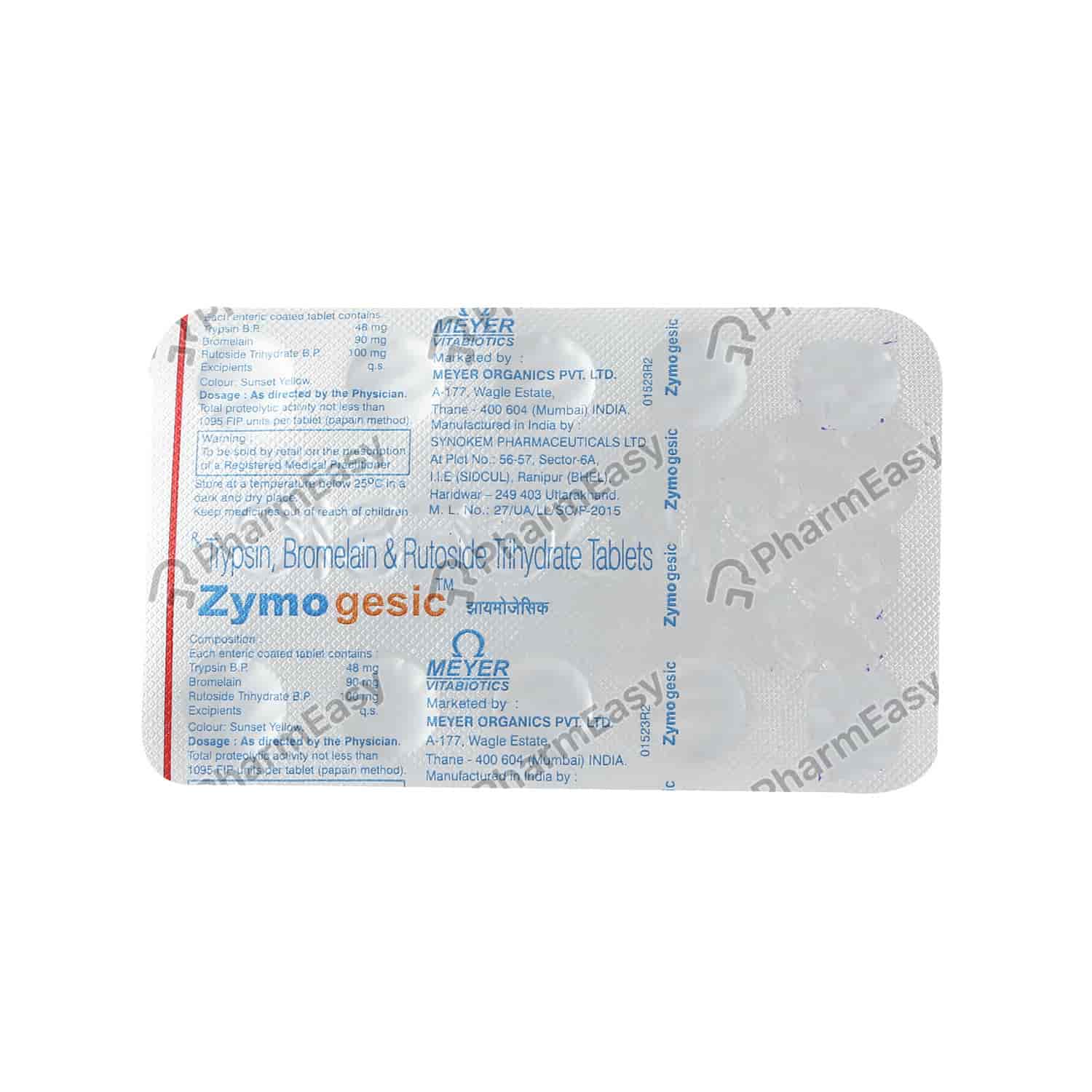 Buy Zymogesic Tablet Online at Flat 18% OFF* | PharmEasy