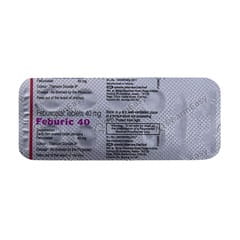 Feburic 40 MG Tablet (10): Uses, Side Effects, Price & Dosage | PharmEasy