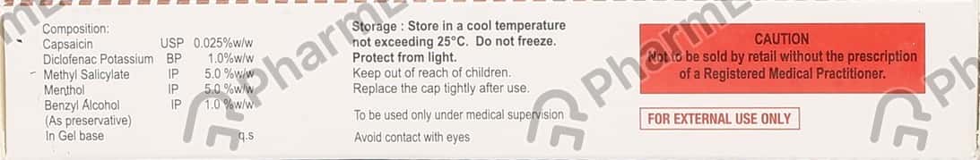 Buy Dolentia 1 % Gel (30) Online at Flat 15% OFF | PharmEasy