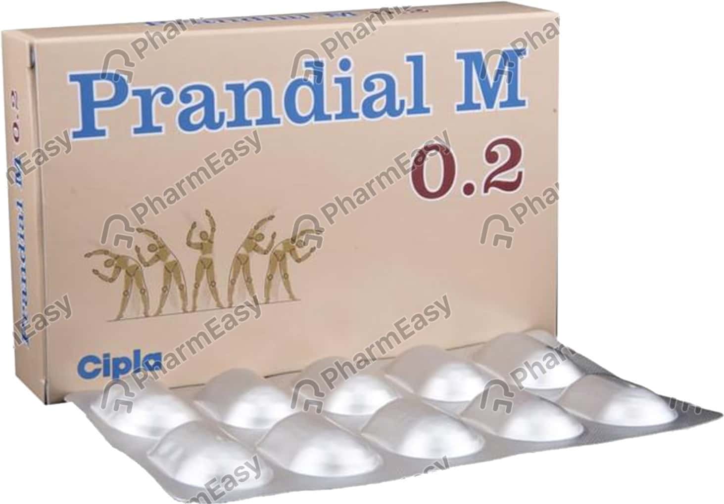 Prandial M 0.2mg Strip Of 10 Tablets: Uses, Side Effects, Price ...