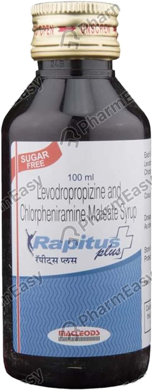 Rapitus Plus Sugar Free Bottle Of 100ml Syrup: Uses, Side Effects ...