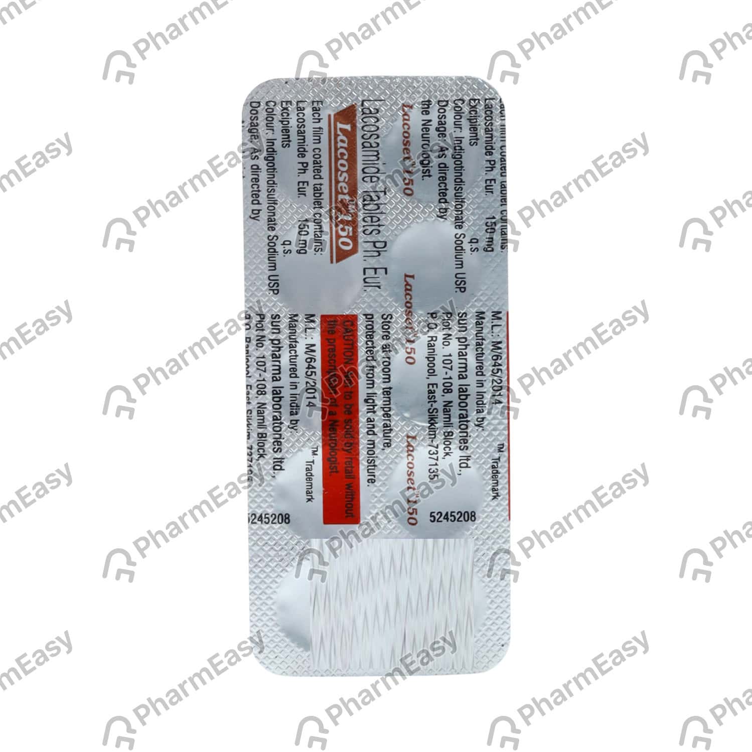 Lacoset 150 MG Tablet (10): Uses, Side Effects, Price & Dosage | PharmEasy