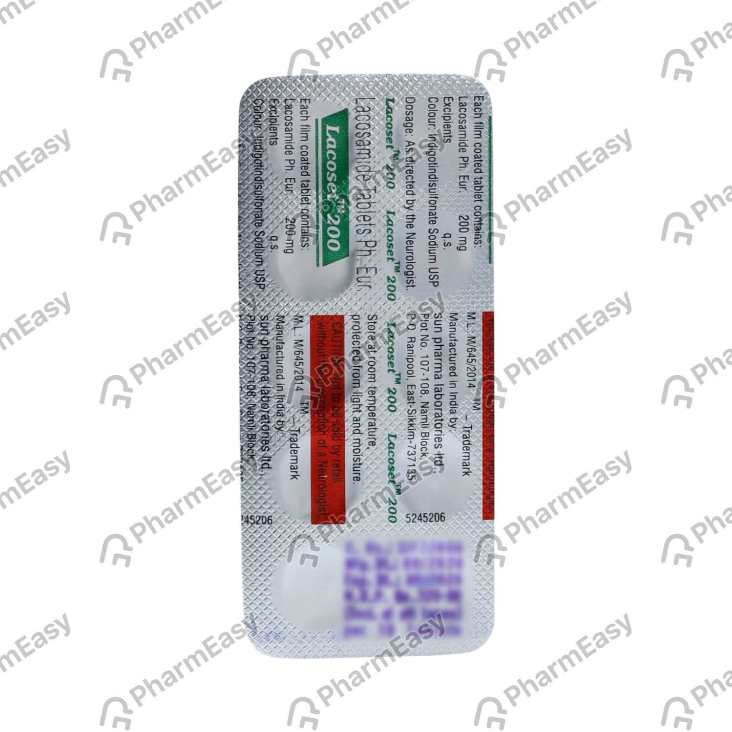 Lacoset 200 MG Tablet (10): Uses, Side Effects, Price & Dosage | PharmEasy