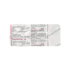 Buy Tolperitas 150 MG Tablet (10) Online at Flat 18% OFF* | PharmEasy