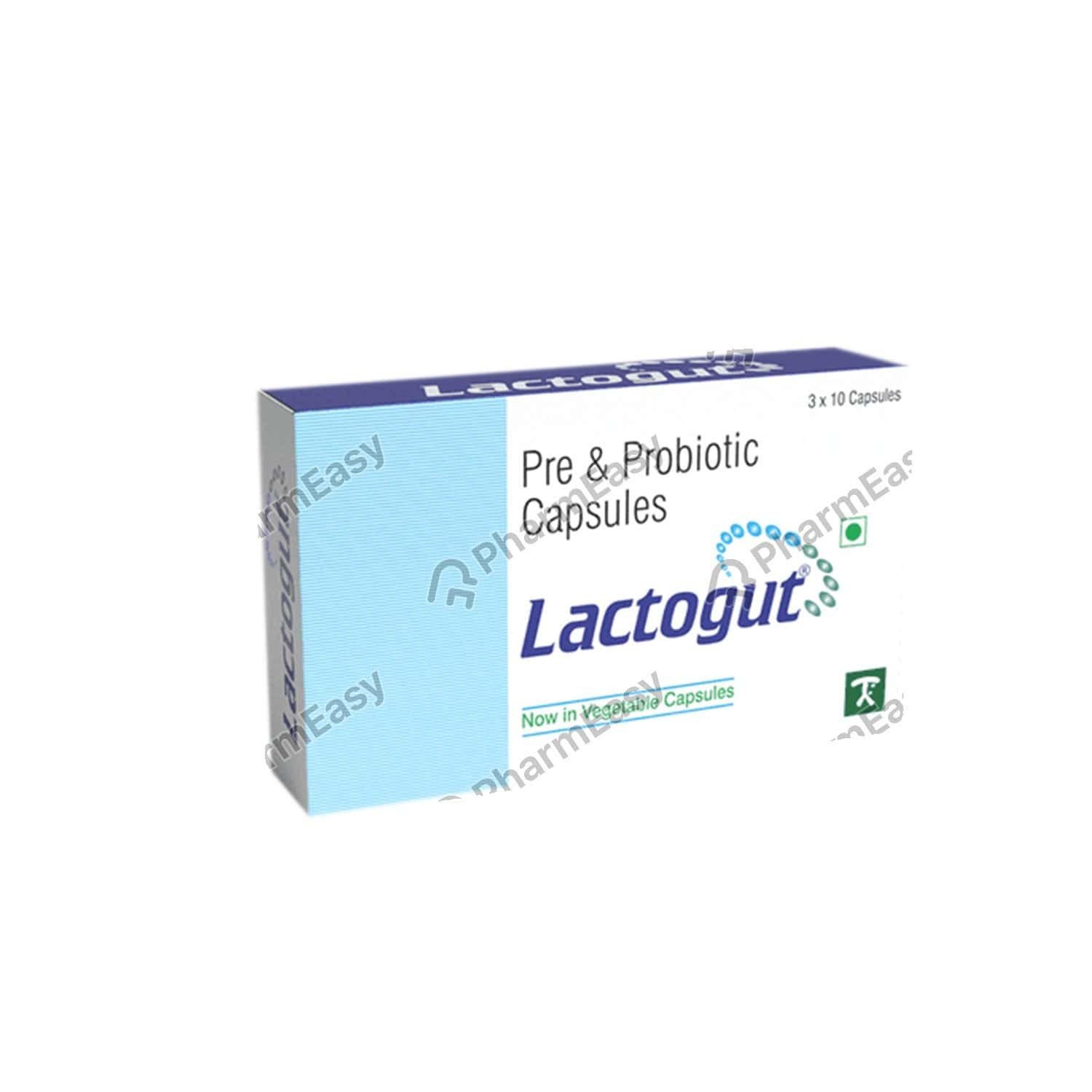 Buy Lactogut 5 BILLION CFU Capsule (10) Online at Flat 18% OFF* | PharmEasy