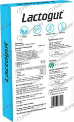 Lactogut Strip Of 10 Vegetable Capsules: Uses, Side Effects, Price ...