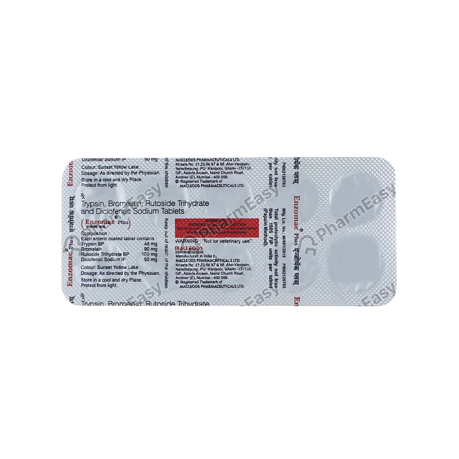 Enzomac Plus Tablet - Uses, Side Effects, Dosage, Composition & Price ...