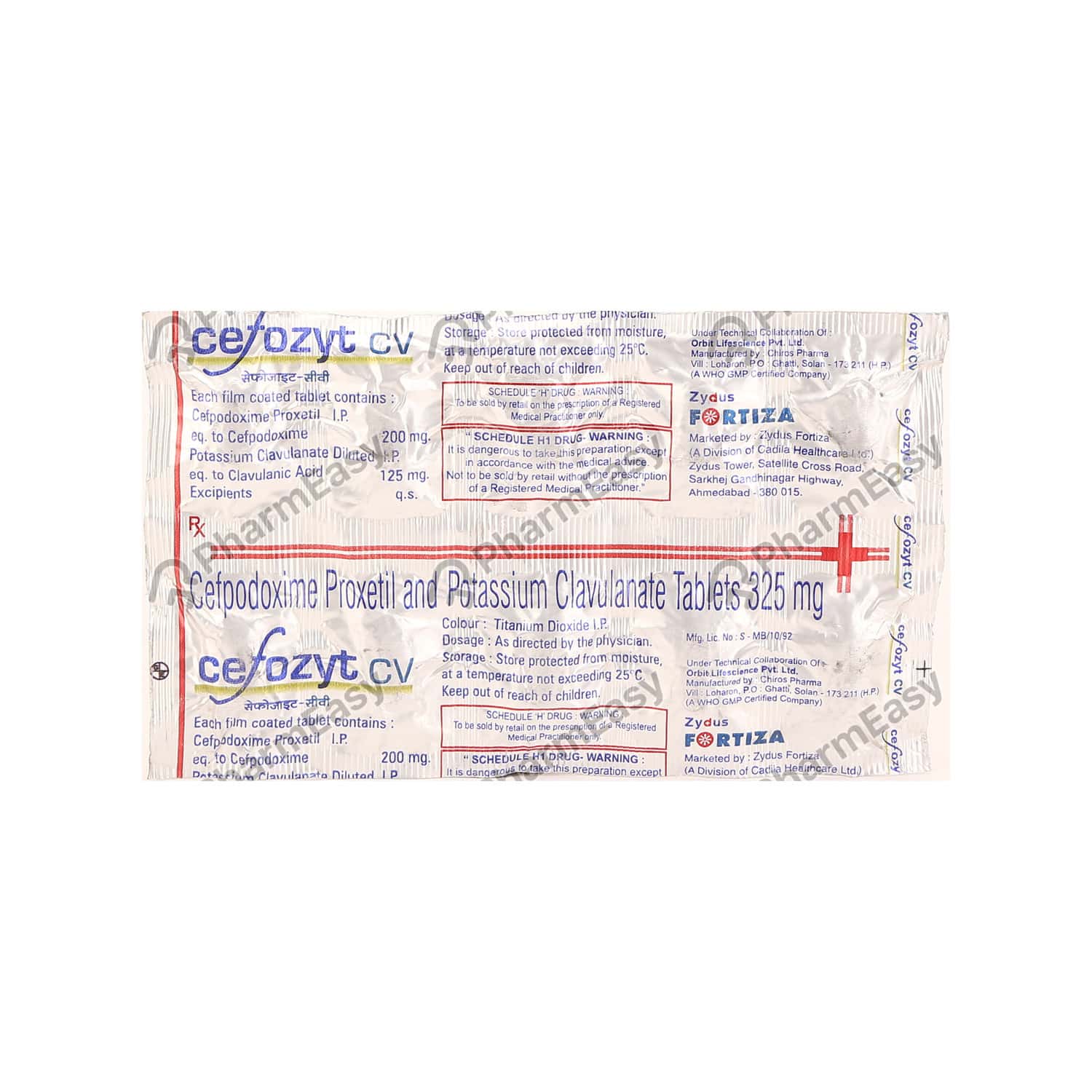 Cefozyt Cv Tablet - Uses, Side Effects, Dosage, Composition & Price ...
