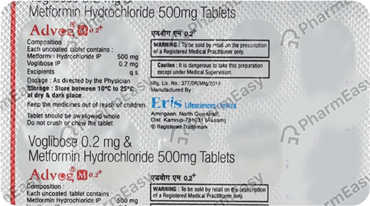 Advog M 0.2mg Strip Of 10 Tablets: Uses, Side Effects, Price & Dosage ...