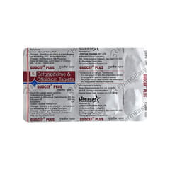 Gudcef Plus Strip Of 10 Tablets: Uses, Side Effects, Price, Dosage ...