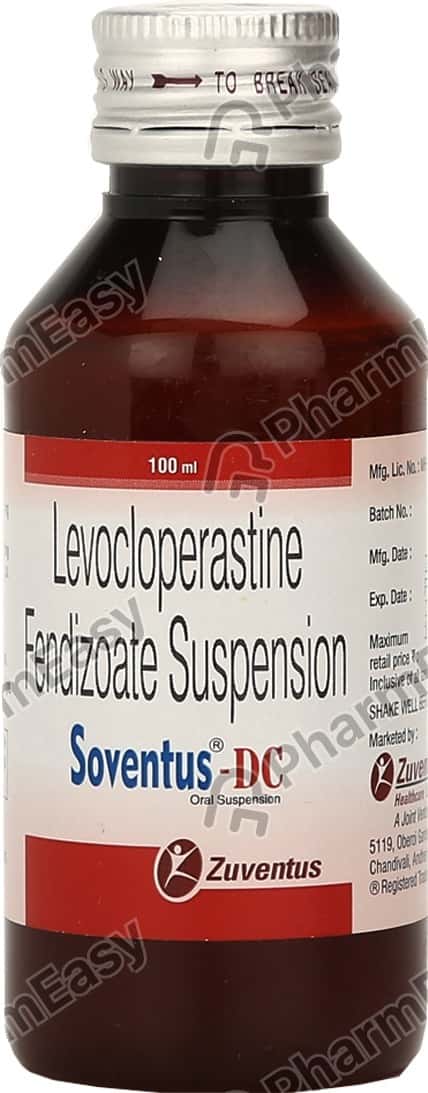Buy Soventus Dc 20 MG Suspension (100) Online at Flat 15% OFF | PharmEasy