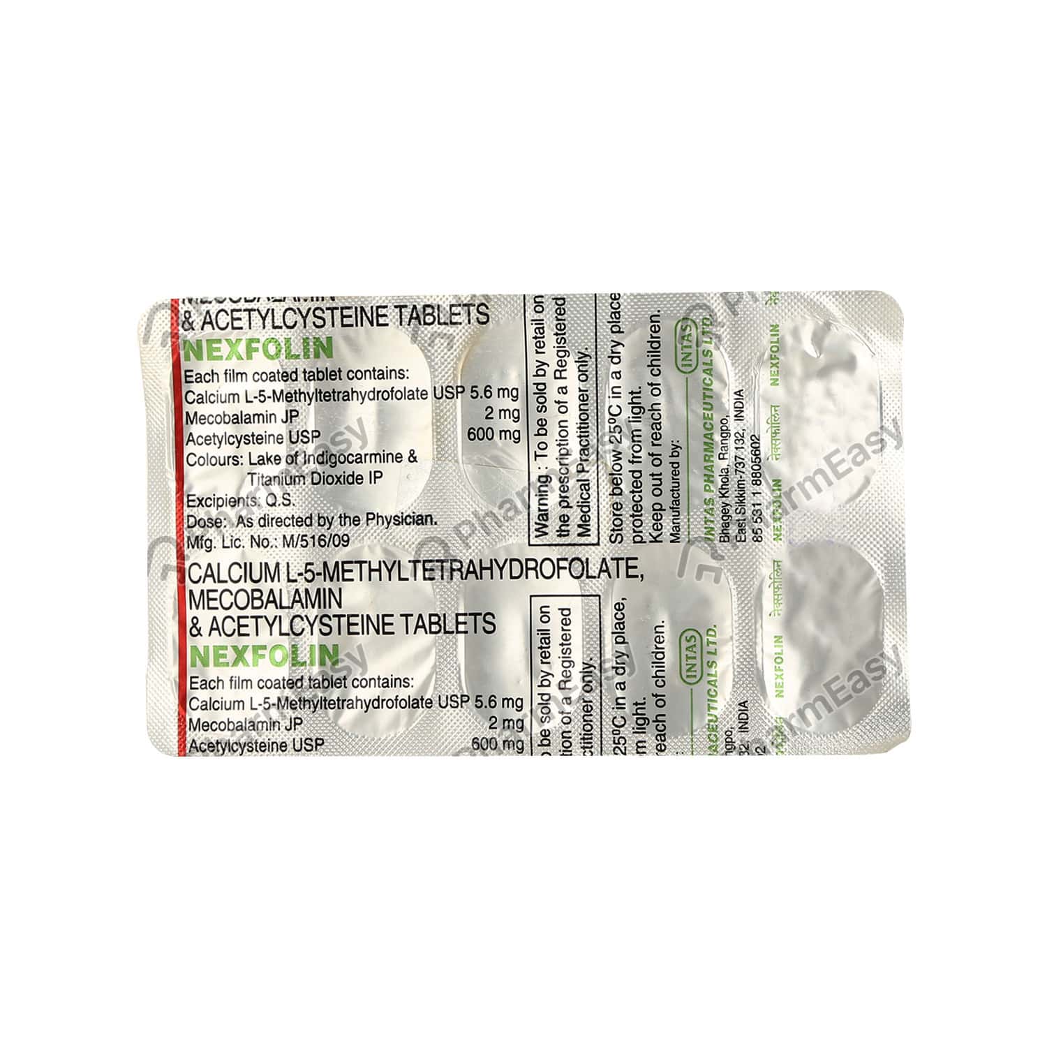 Buy Nexfolin Tablet Online at Flat 18% OFF* | PharmEasy