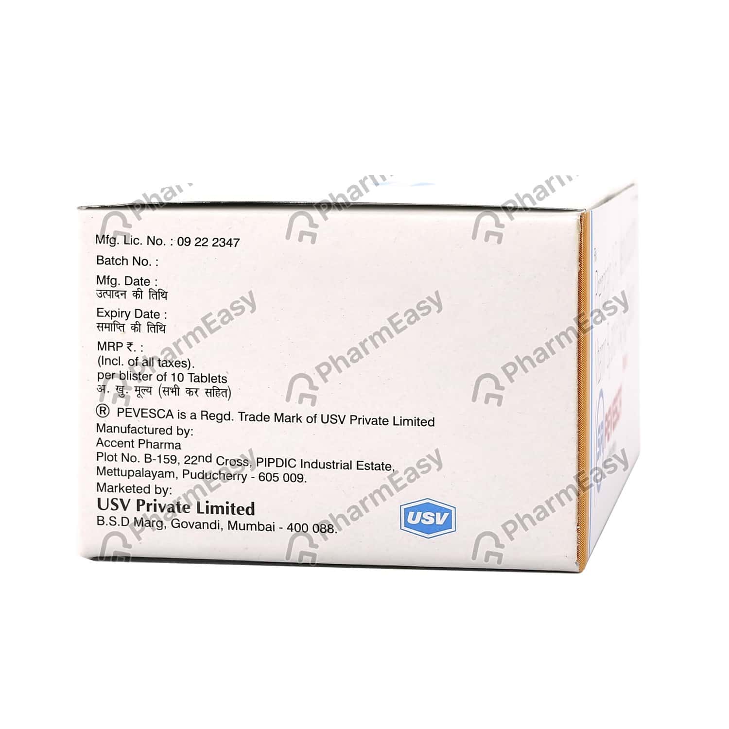 Buy Sr Pevesca Plus 75mg Strip Of 10 Tablets Online at Flat 18% OFF ...