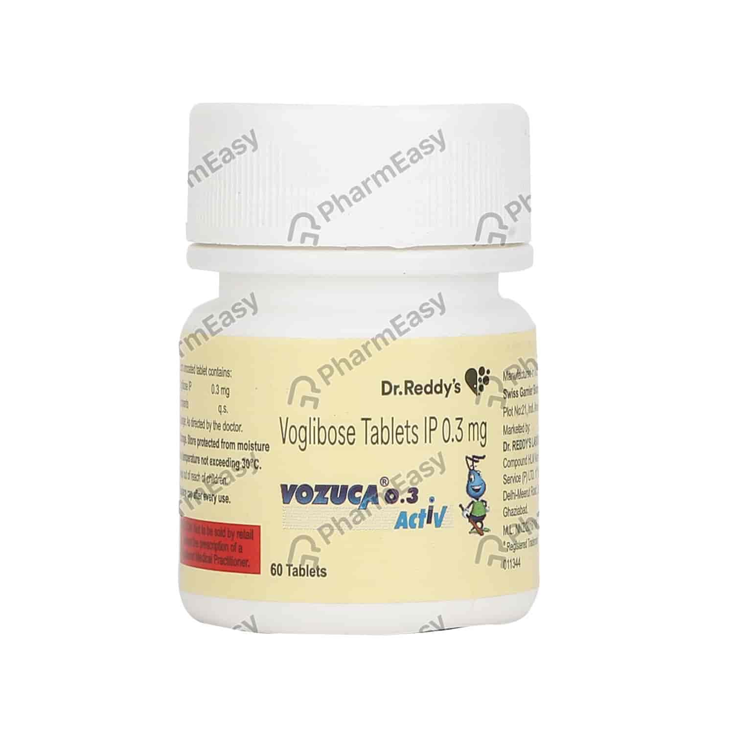 Vozuca 0.3mg Activ Tablet 60'S - Uses, Side Effects, Dosage ...