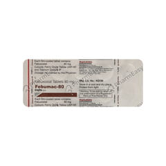 Febumac 80 MG Tablet (10) - Uses, Side Effects, Dosage, Composition ...