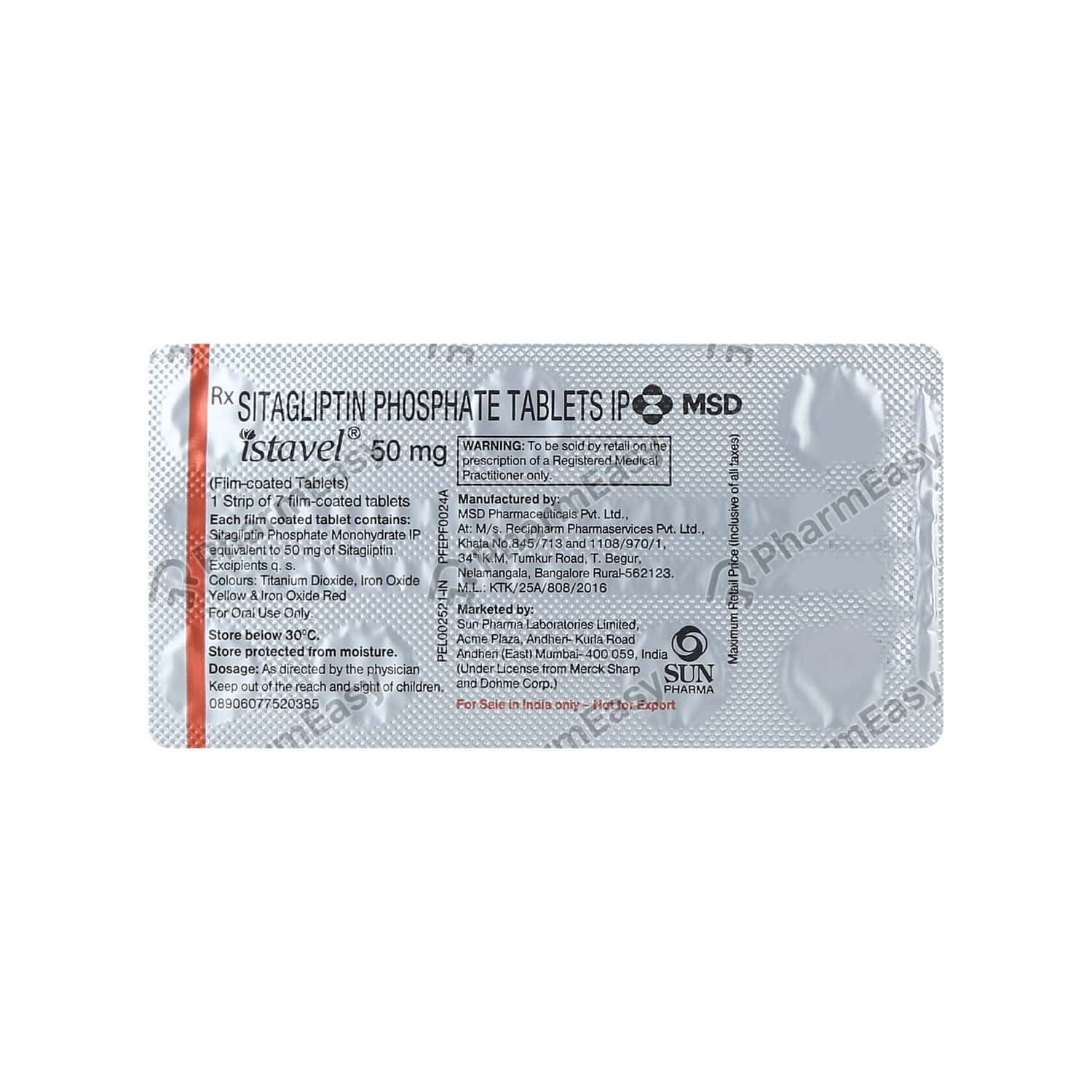 Buy Istavel 50 MG Tablet (7) Online at Flat 18% OFF* | PharmEasy