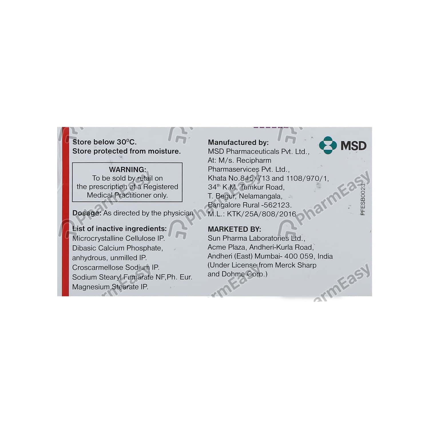 Buy Istavel 50 MG Tablet (7) Online at Flat 18% OFF* | PharmEasy