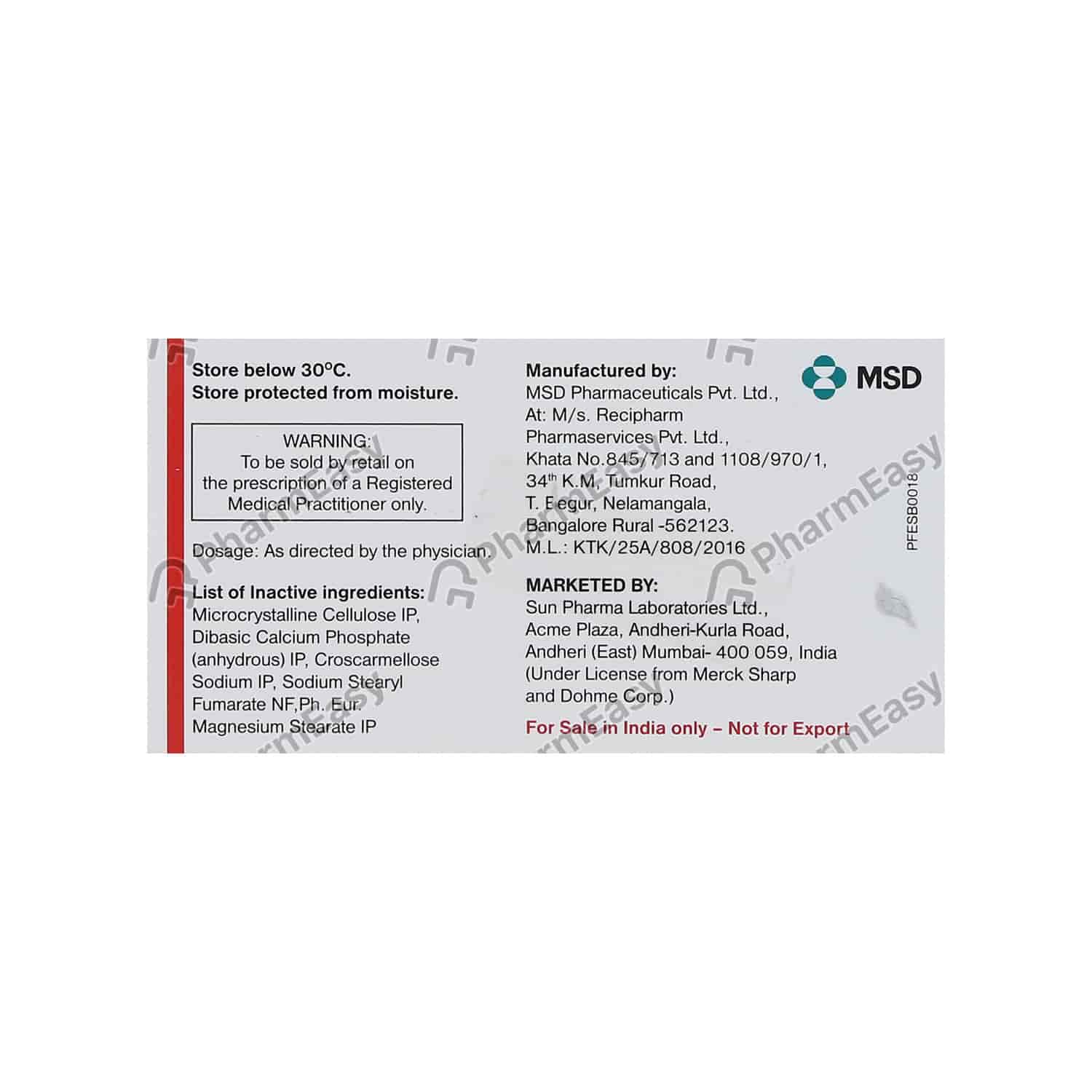 Buy Istavel 100mg Strip Of 7 Tablets Online at Flat 18% OFF* | PharmEasy