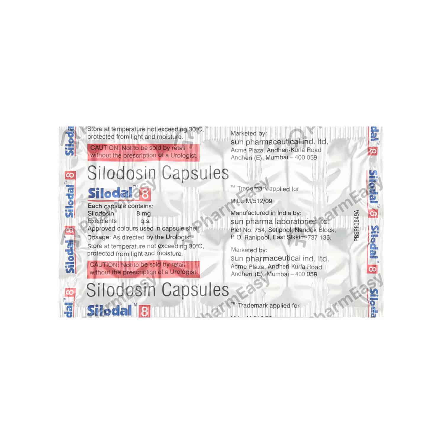Buy Silodal 8mg Capsule Online at Flat 18% OFF* | PharmEasy