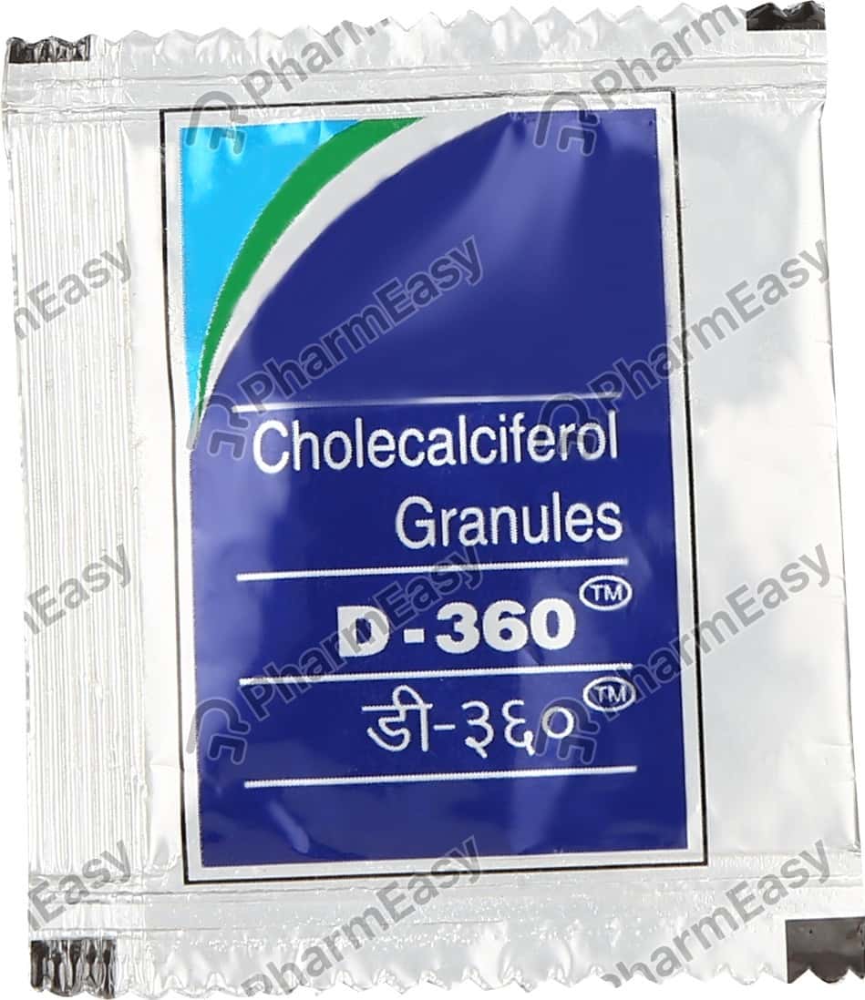 D 360 60000 IU Granules (1): Uses, Side Effects, Price & Dosage | PharmEasy