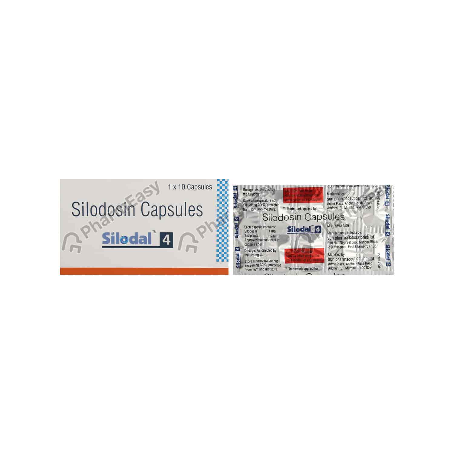 Buy Silodal 4mg Capsule Online at Flat 18% OFF* | PharmEasy