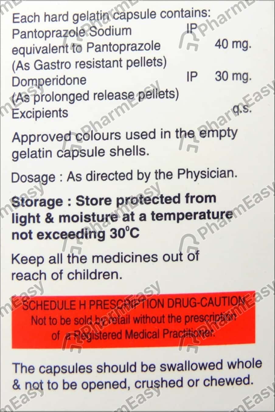 Ec Pan Dsr Strip Of 10 Capsules: Uses, Side Effects, Price & Dosage ...