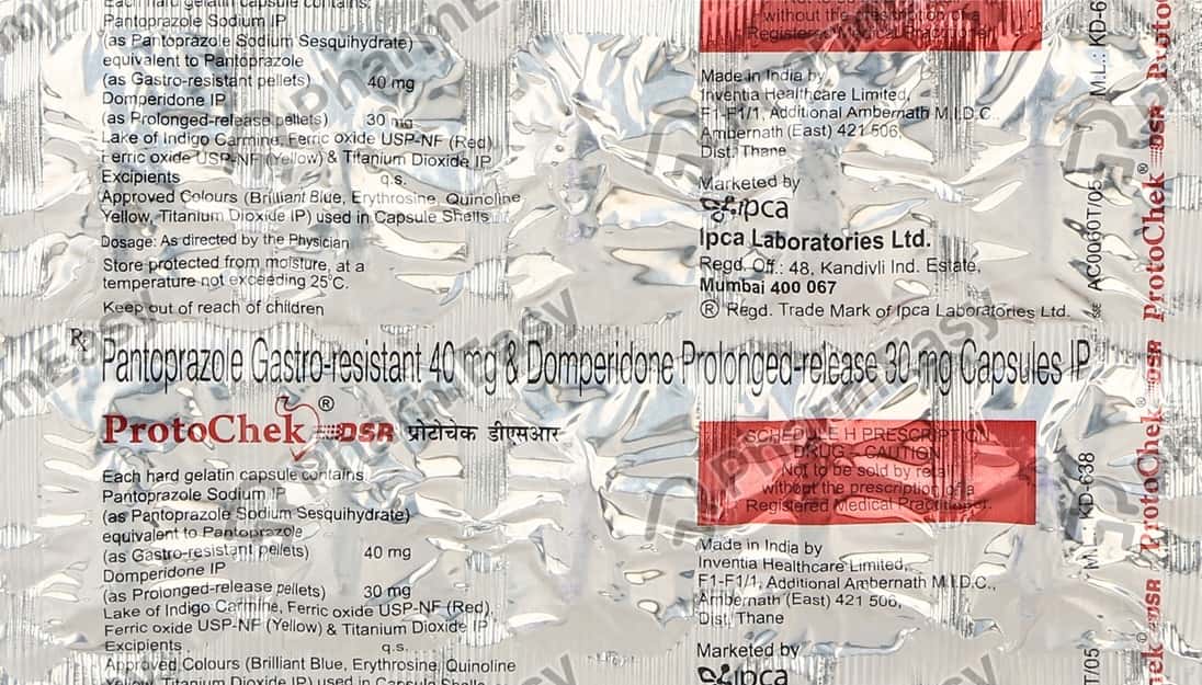 Protochek Dsr Strip Of 10 Capsules: Uses, Side Effects, Price & Dosage | PharmEasy