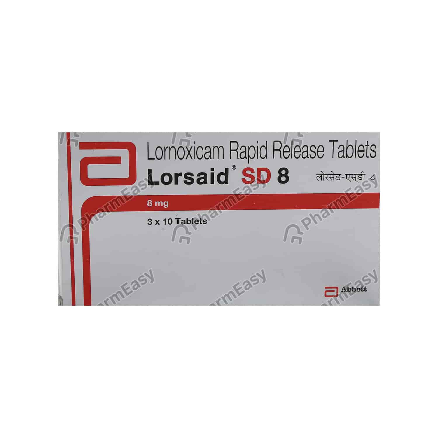 Buy Lorsaid Sd 8mg Tablet Online at Flat 18% OFF* | PharmEasy