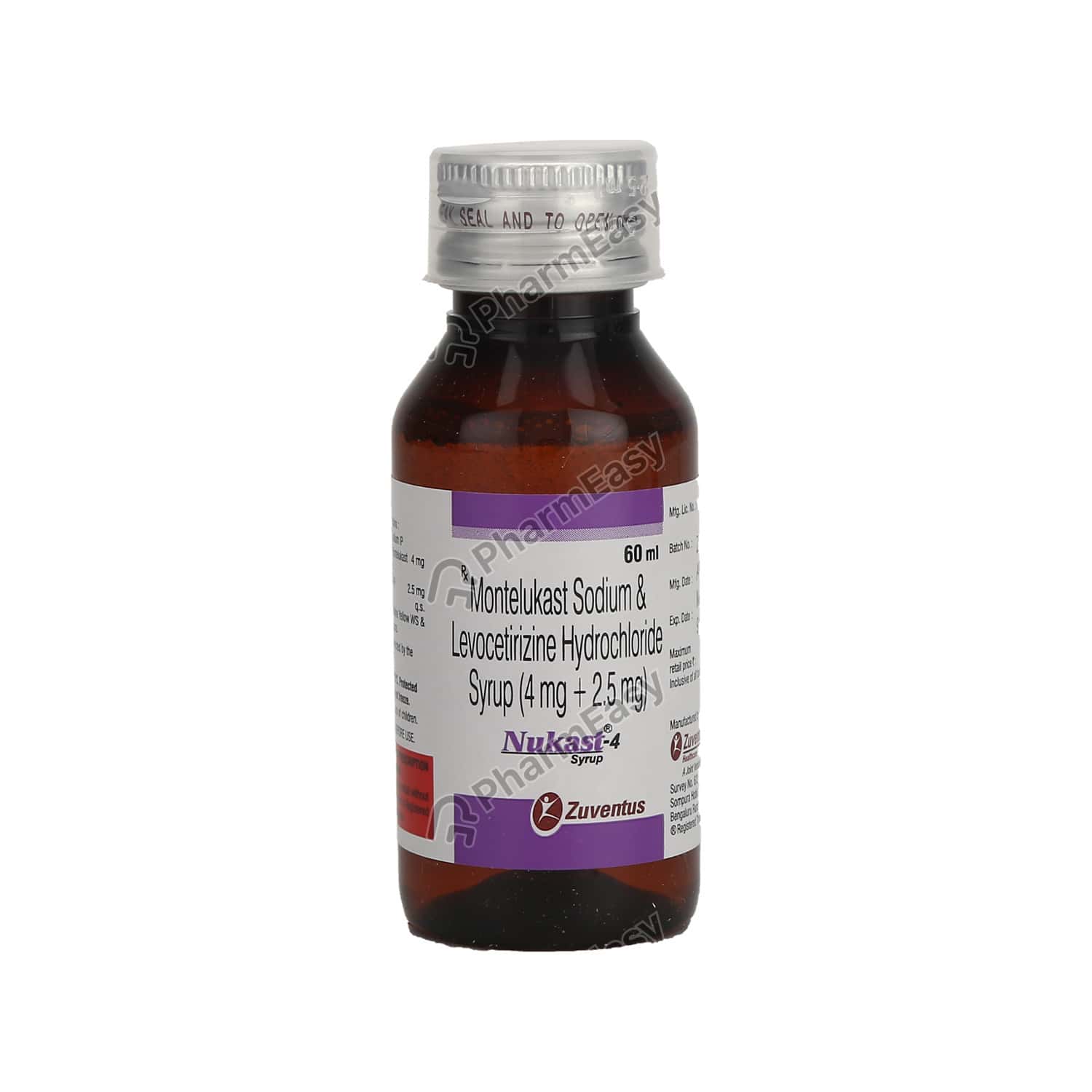 Nukast 4mg Syp 60ml - Uses, Side Effects, Dosage, Composition & Price ...
