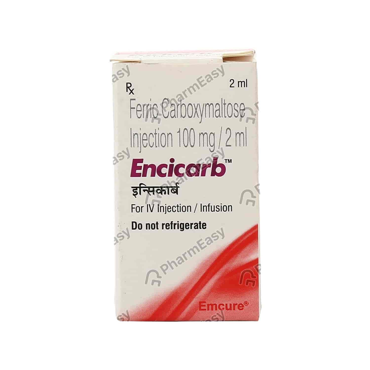 Buy Encicarb 100mg Inj 2ml Online at Flat 18% OFF* | PharmEasy