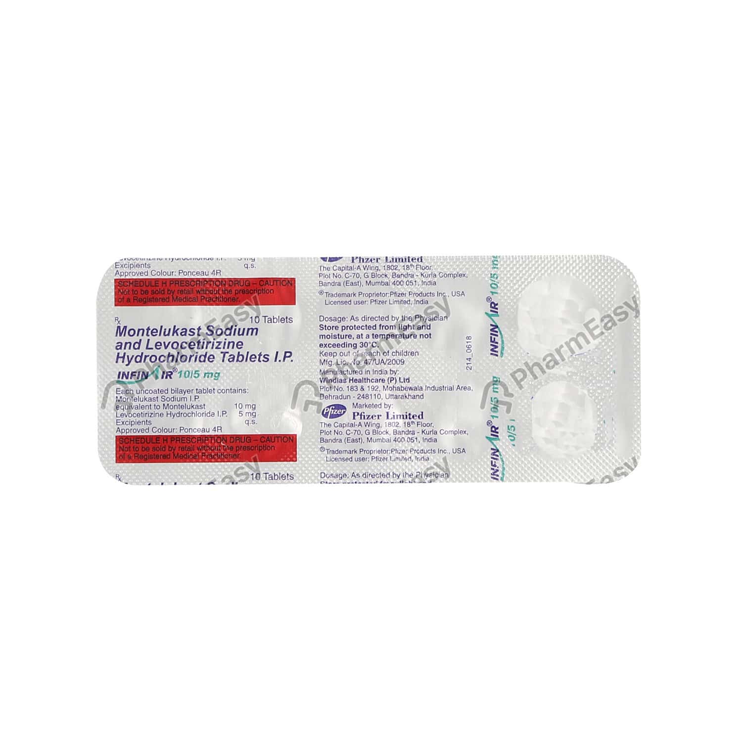 Infinair 5/10mg Tablet - Uses, Side Effects, Dosage, Composition ...