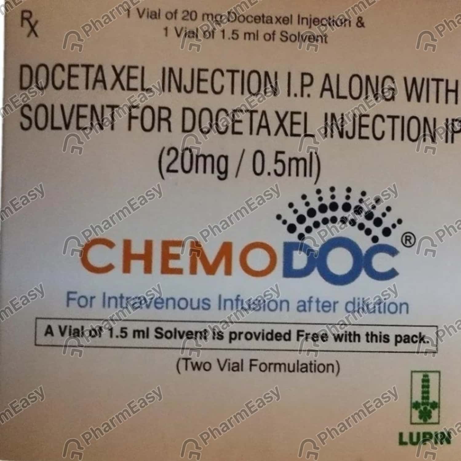 Chemodoc 20 MG Injection (0.5): Uses, Side Effects, Price & Dosage ...