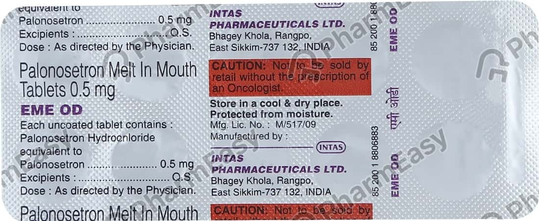 Buy Eme Od 0.5 MG Tablet (10) Online at Flat 15% OFF | PharmEasy