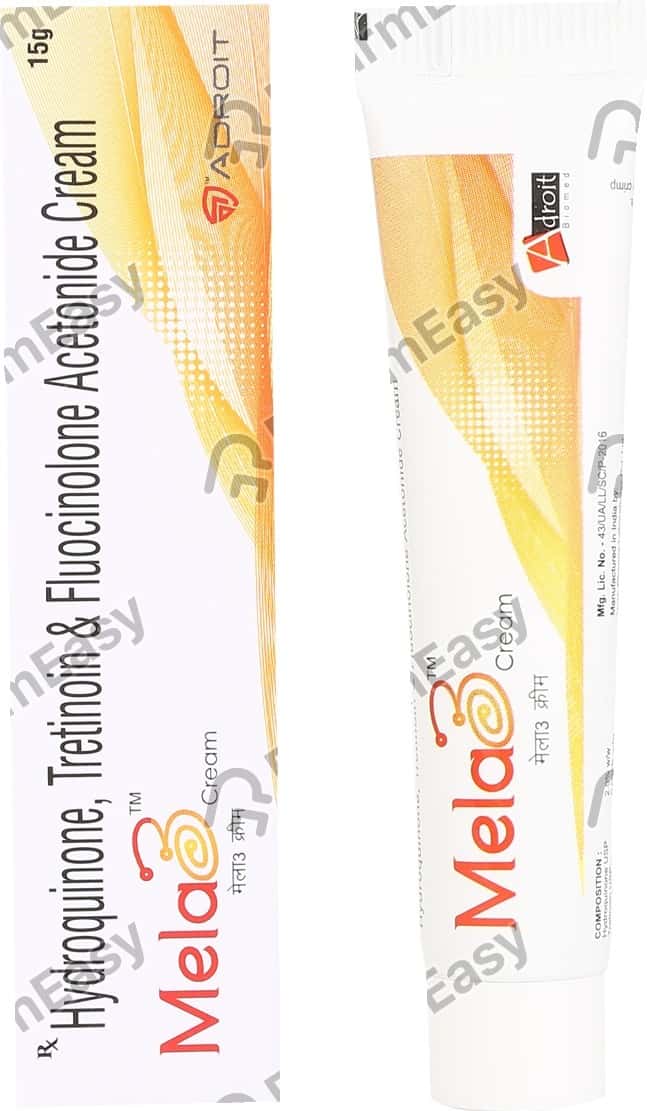 Mela 3 Cream 15gm: Uses, Side Effects, Price & Dosage | PharmEasy