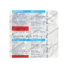 Psorid 100 MG Capsule (5) - Uses, Side Effects, Dosage, Composition ...