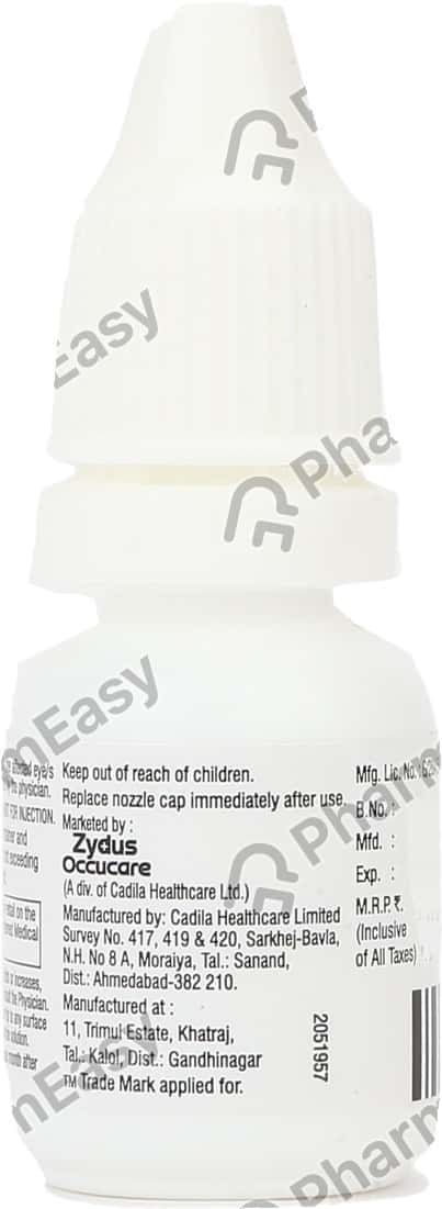Zyaqua 0.5 % Eye Drop (10): Uses, Side Effects, Price & Dosage | PharmEasy