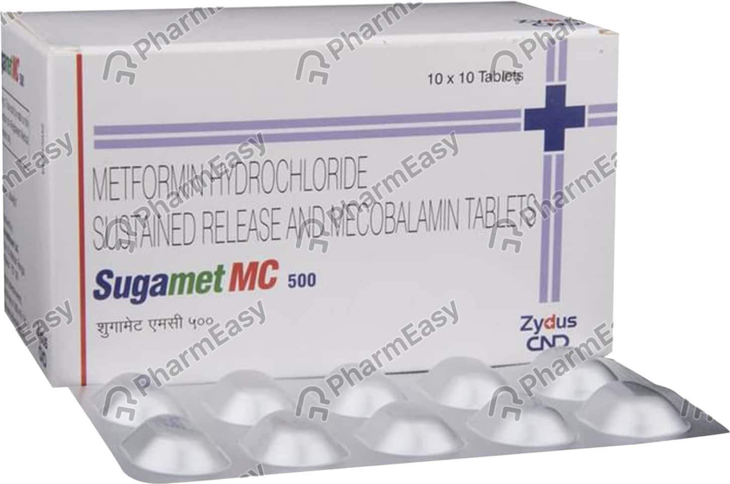 Buy Sugamet Mc 500mg Strip Of 10 Tablets Online at Flat 15% OFF | PharmEasy